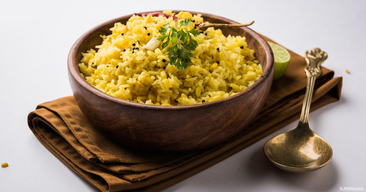 طريقة عمل الأرز بالعدس الأصفر | سوبر ماما